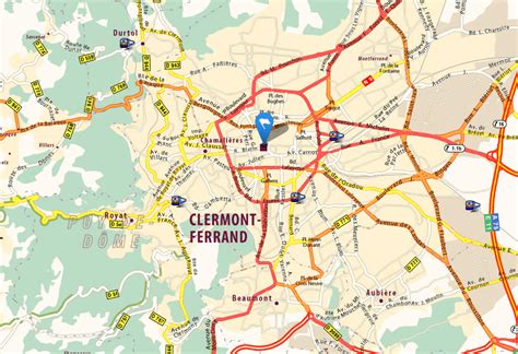 Clermont Ferrand Map And Clermont Ferrand Satellite Images
