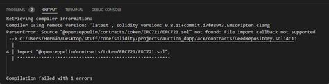 Source Openzeppelincontracts Not Found File Import Callback Not Supported · Issue 320