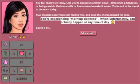 Bar Girl Pregnancy Scare Permanent Gameplay Changes Events Loverslab