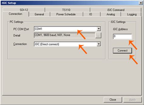 Confirming Connection Between An ISIC And A Computer NexSens