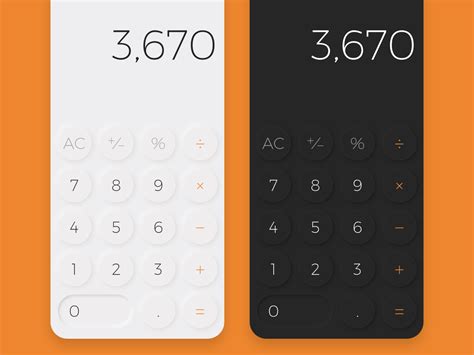 Nuemorphism Calculator UI By William Tapp On Dribbble