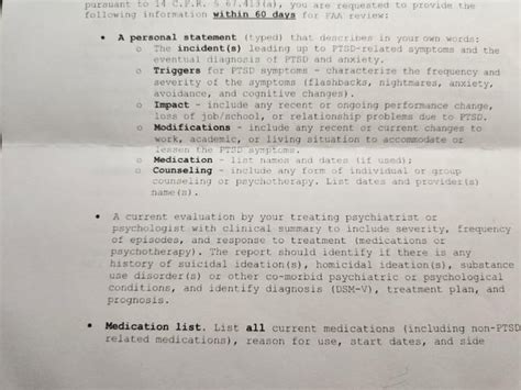 Personal Statement Ptsd R Flying