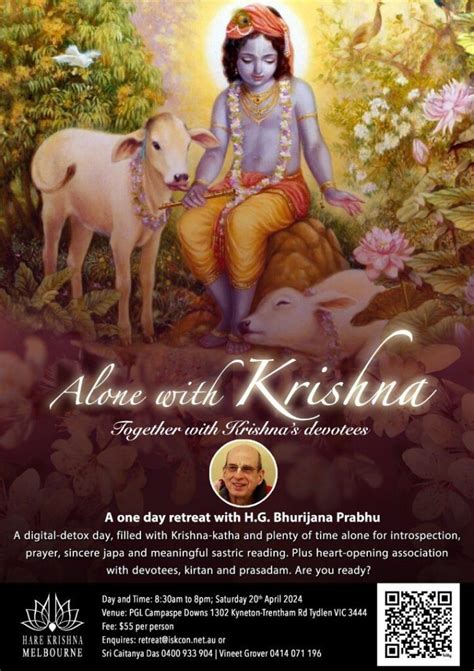 Alone With Krishna Together With Krishna S Devotees Hare Krishna