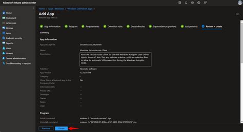 Windows Intune Configuring Absolute Secure Access For Use With Windows Autopilot User Driven