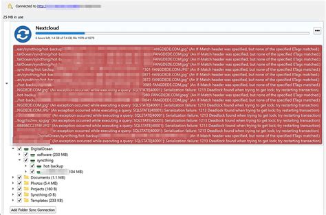 Windows Client Settings Creen Showing Various Exceptions Errors Doesnt Seem To Be Normal 📱