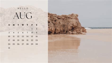 30 Free August 2025 Desktop Calendar Backgrounds Easy Download
