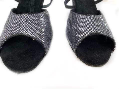 Angelo Luzio Ballroom Dance Shoes Metal Gun Open Toe Etsy
