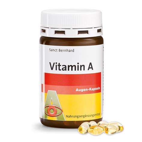 Vitamin-A-Augen-Kapseln jetzt online kaufen | Kräuterhaus Sanct Bernhard