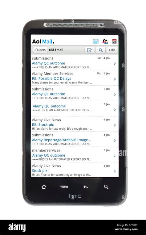 Aol Mail Hi Res Stock Photography And Images Alamy