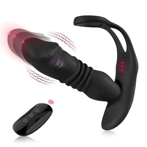 SAUL Glans 3 -Thrusting & 12 -Vibrating Cock Rings Prostate Massager ...