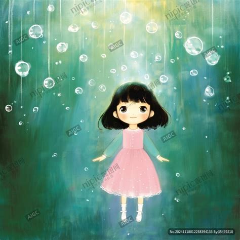 Ai创作图梦幻儿插插画 萌娃插画 唯美小女孩插画 梦幻女孩插画 小姑娘插画 甜美梦幻q版女孩插画 小女孩儿插 吹泡泡插画 怡然自得的小女孩插画 小女孩系列插画 孤单的小女孩插画 小女孩插画小