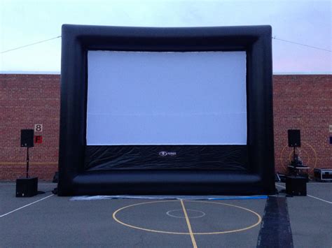 20ft X 11ft Blow Up Projection Screen Kit Power Av
