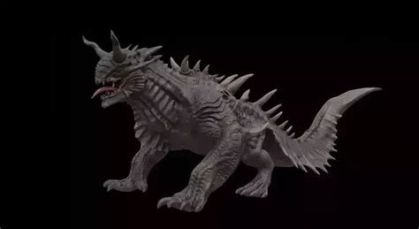 3d Model Dragon Alien Creature Vr Ar Low Poly Cgtrader