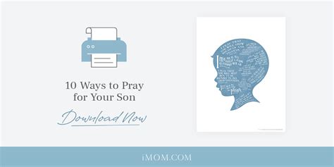10 Ways To Pray For Your Son Imom