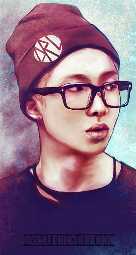Rap Monster Wallpaper Rapmonster Fanart Bts Bangtan Wallpaper