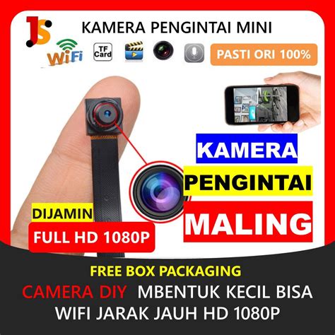 KAMERA KECIL PENGINTAI MINI CAMERA MINI WIFI CCTV SPY CAM HIDDEN CAMERA IP CAMERA MURAH 1080P