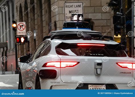 San Franciso California Usa February 3 2024 Waymo Self Driving