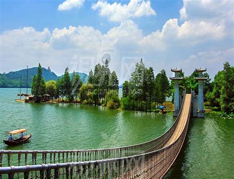 落雁岛落雁景区东湖磨山景区大山谷图库