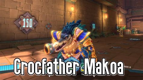 Paladins Skin Showcase Crocfather Makoa Youtube