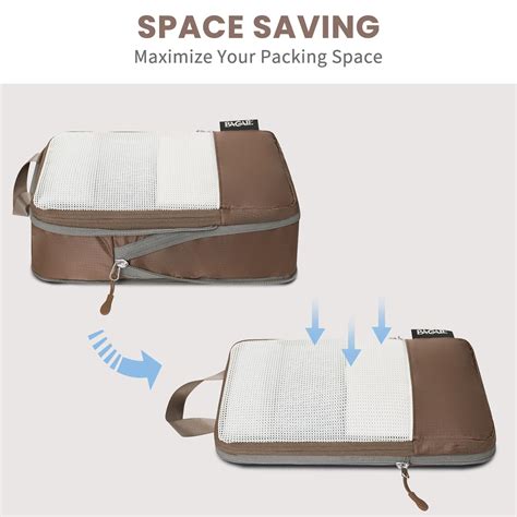 Bagail 4 Set Ultralight Compression Packing Cubes