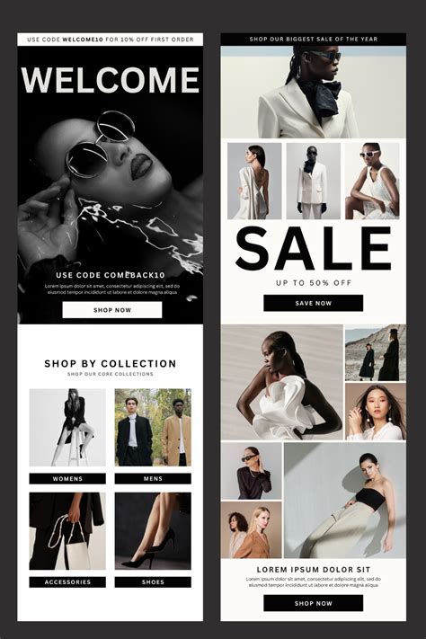Email Marketing Templates Ecommerce Templates Mailchimp Klaviyo