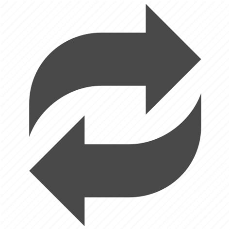 arrow arrows recycle refresh reload renew icon download on