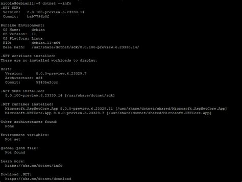 Netsdke E On Debian Only Sdk Dotnet Sdk Preview