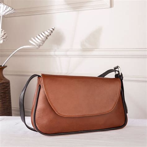 Buy Abelardo De Moda Arizona Brown Leather Sling Bag L Online