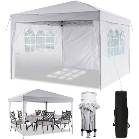 TONNELLE Tonnelle Pliante Imperm Eacute Able 3x3m Barnum Pliant