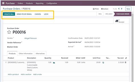 How To Create New Purchase Order In Odoo 16 Purchase Module