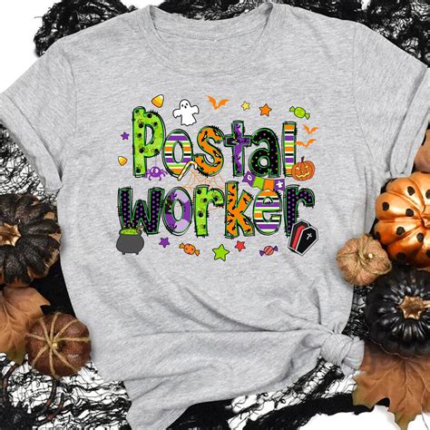 Postal Worker Shirt Postal Worker Halloween Shirt Mailman Halloween