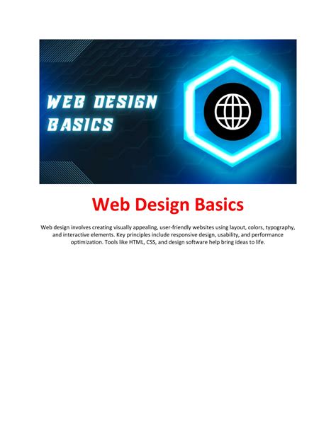 Ppt Web Design Basics Powerpoint Presentation Free Download Id