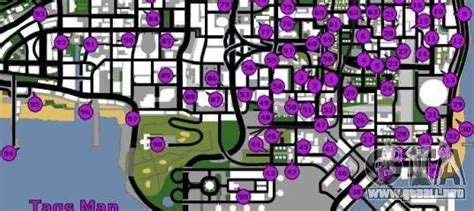 Mapa De Graffitis Para El GTA San Andreas