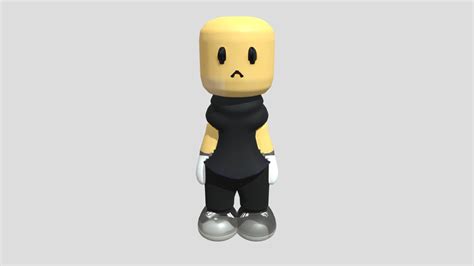 Blocky Humanoid Character 3d Model By Rocio Agüero Tu Zorrita