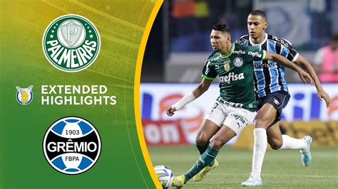 Palmeiras vs Grêmio Extended Highlights Brasilerao Série A CBS