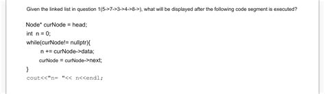 Solved C Data Structure This Is A Question With Multiple Chegg