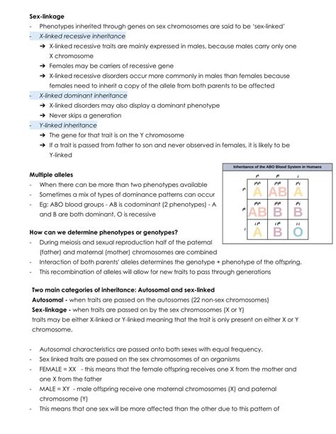 Module 5 Heredity Biology Year 12 Hsc Thinkswap