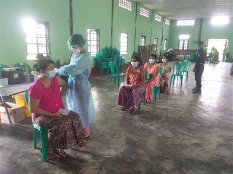 ဒေးဒရဲမြို့၌ အသက် ၄၅ နှစ်နှင့်အထက် ရှိသူများနှင့် ဦးတည်အုပ်စုအလိုက