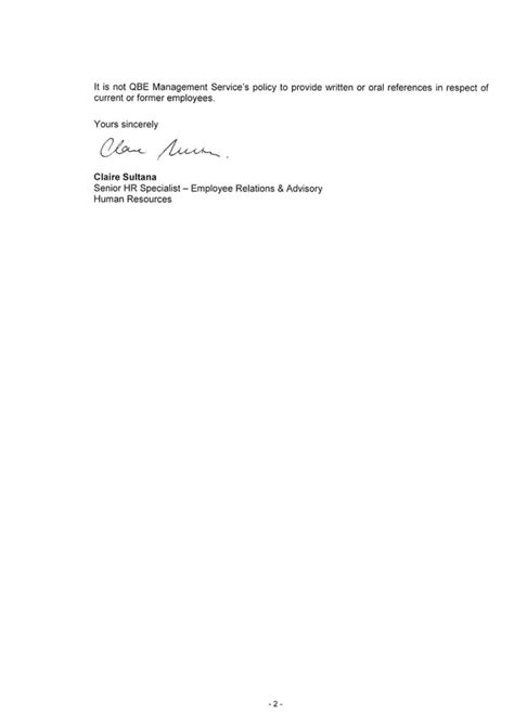 Final Statement Of Service Pdf