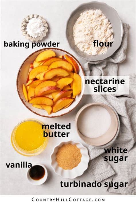 Nectarine Cobbler