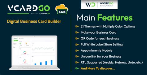 VCardGo SaaS Digital Business Card Builder RIT Market