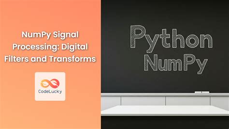 Numpy Fft Implementing Fourier Transforms Codelucky