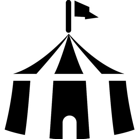 Circus Tent Vector Svg Icon Svg Repo