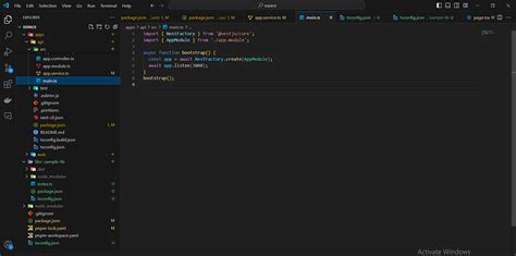creating javascript typescript modules libraries in a workspace setup