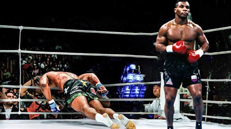 When Boxers Are Knocked Out Of The Ring And Collapse Through The Ropes