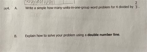solved [8]4 a write a simple how many units in one group