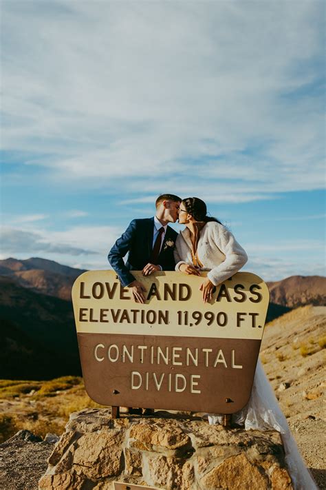 Loveland Pass Colorado Fall Elopement