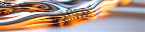 A Fluid Metallic Surface With Subtle Curves And Reflections Stock Illustration Illustration Of
