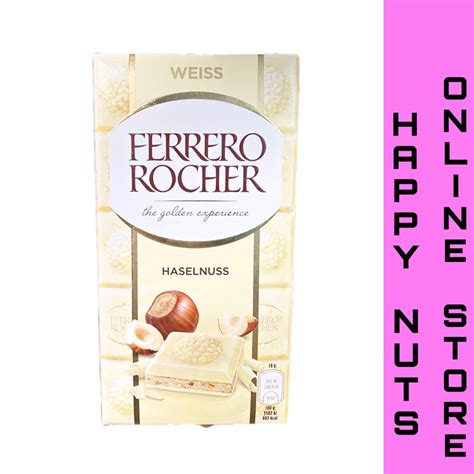 Ferrero Rocher White Chocolate Hazelnut 90g Shopee Philippines