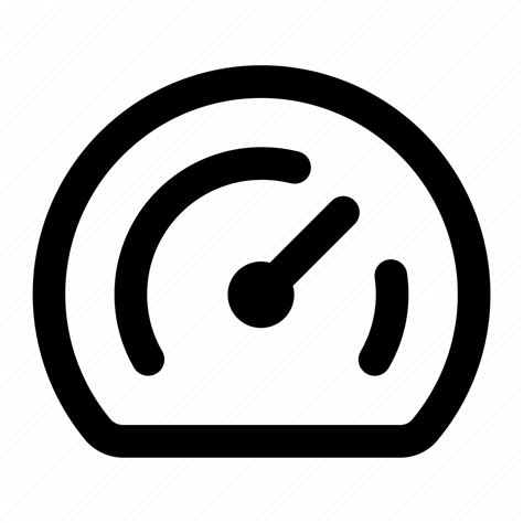 Dashboard Speedometer Velocity Bandwidth Limit Icon Download On
